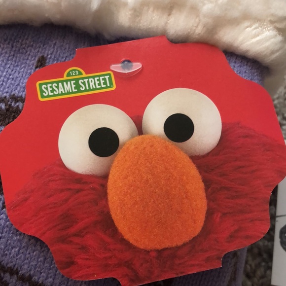 Sesame Street | Accessories | Nwt Sherpa Sesame Street House Slippers ...